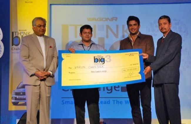 Maruti Suzuki WagonR Think Big Challenge Season 3 Winner - Varun ...