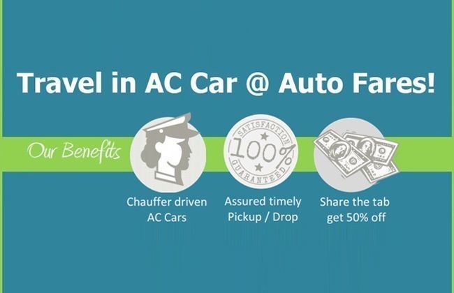 Sharedcab offers AC Taxi Rides at Less than Auto Rates | CarDekho.com
