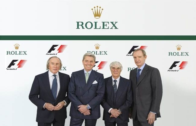 Rolex Signs Global Partnership with Formula One | CarDekho.com