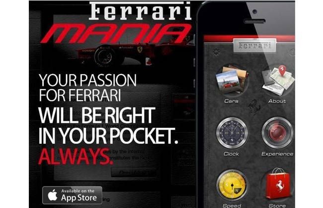 Ferrari MANIA Application Launched for Apple Users | CarDekho.com