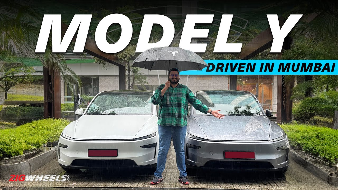 Tesla Model Y India Drive & First Impressions | Not Just Gizmos Video ...
