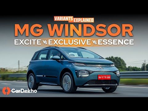 MG Windsor EV Variants Explained: Base Model vs Mid Model vs Top Model ...
